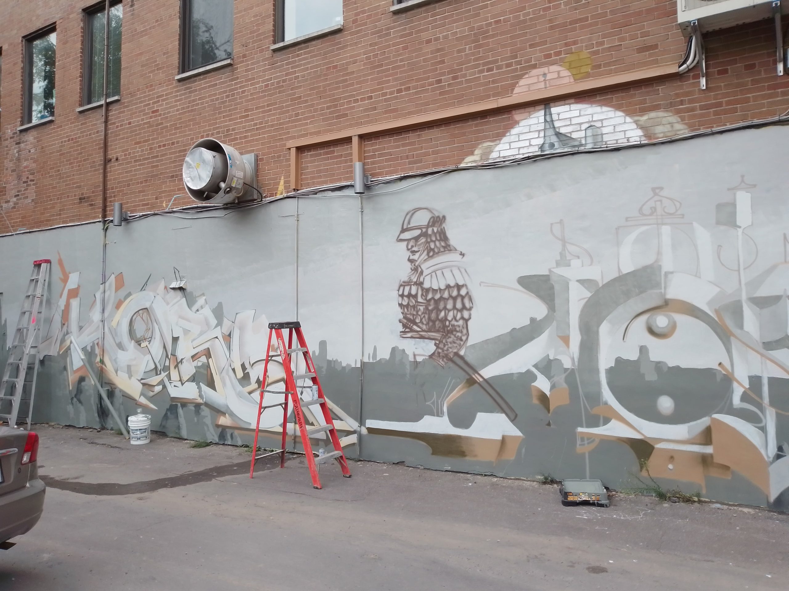 Autumn Samurai Mural in HoMa - The Social Eyes